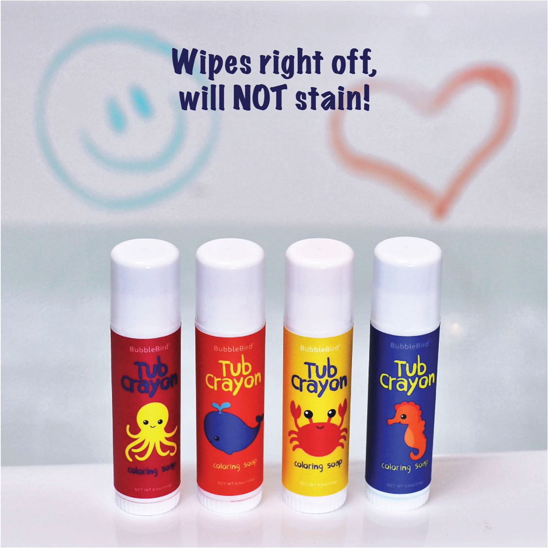 BubbleBird - Tub Crayons – The Gilded Girl Beauty Emporium